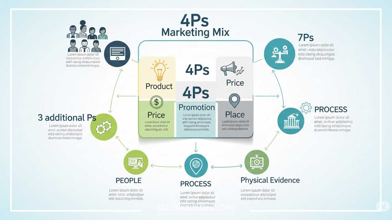 Marketing Mix Elements: The 4Ps, 7Ps, and Digital Evolution